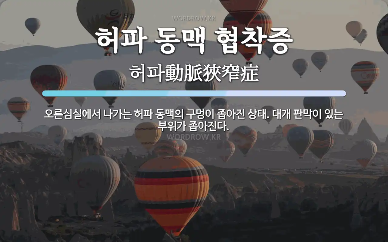 허파 동맥 협착증 뜻 오른심실에서 나가는 허파 동맥의 구멍이 좁아진 상태 대개 판막이 있는 부위가 좁아진다